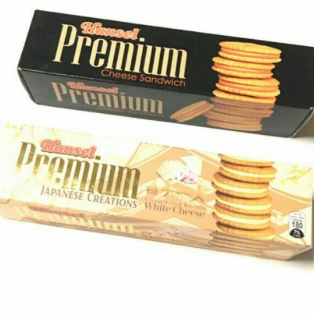 HANSEL PREMIUM CHEESE / WHITE CHEESE BISCUIT | Shopee Philippines