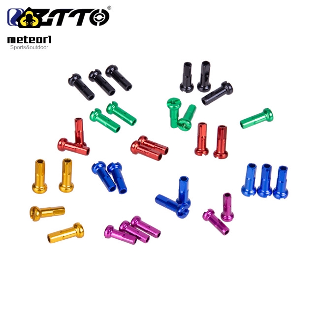 12pcs MTB Bike Bicycle Spoke Caps High Strength Aluminum Alloy Spokes ...