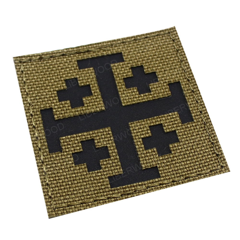 Knights Templar Embroidered Patch the Crusades IR Infrared Reflective ...