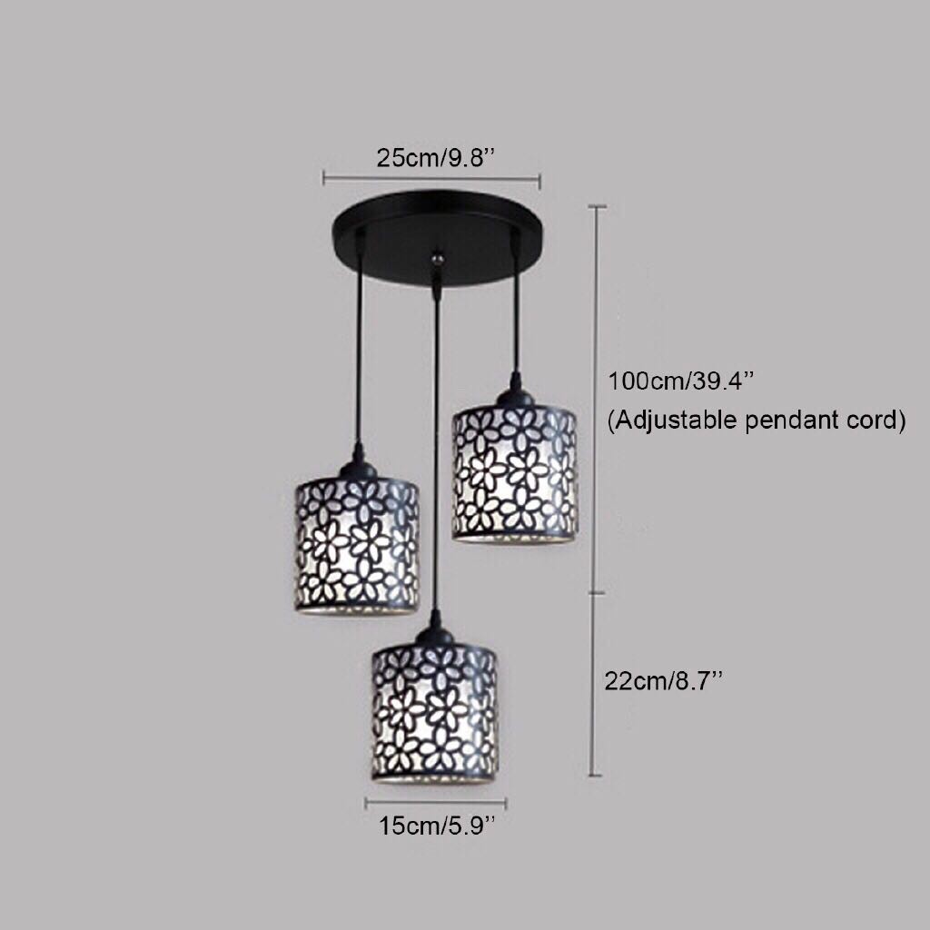 Gecree Ceiling Light Modern Flower Petal Ceiling Light LED Pendant Lamp ...