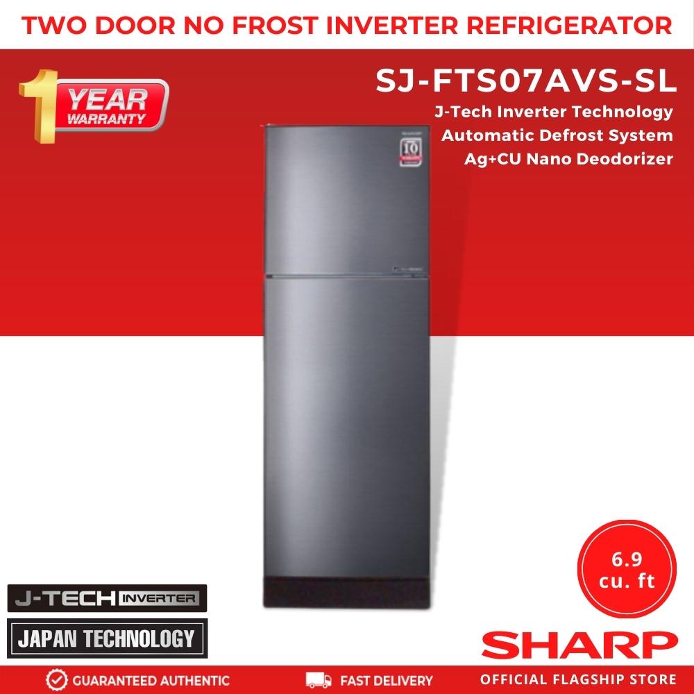 Sharp SJ-FTS07AVS-SL Two Door No Frost Inverter Refrigerator (NCR ...