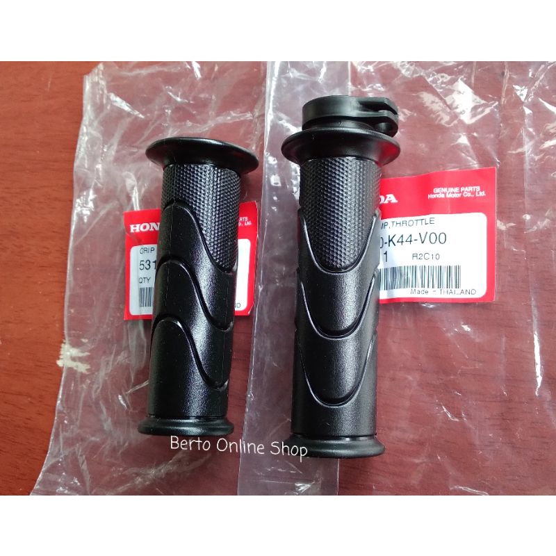 Honda Genuine Grip Handle Left | Right w/ Throttle Pipe For CLICK v1 ...