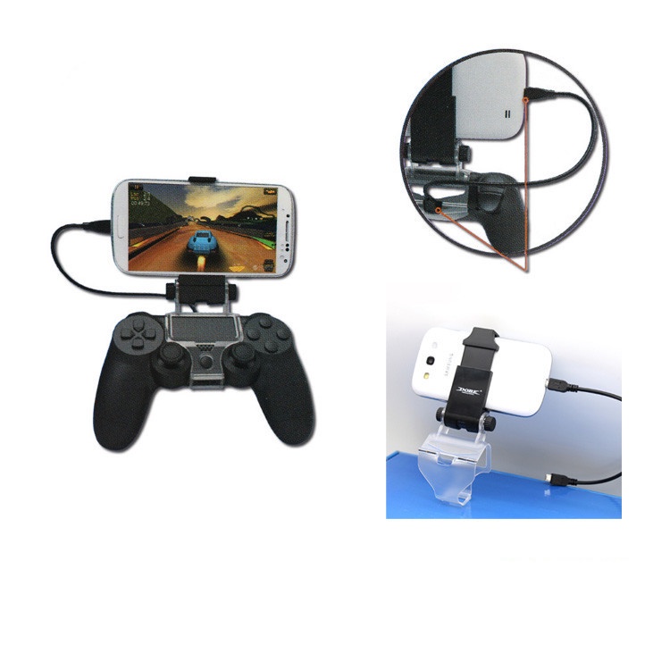 PS4 Dualshock 4 Controller Phone Mount Clip for Rmote Play Mobile ...