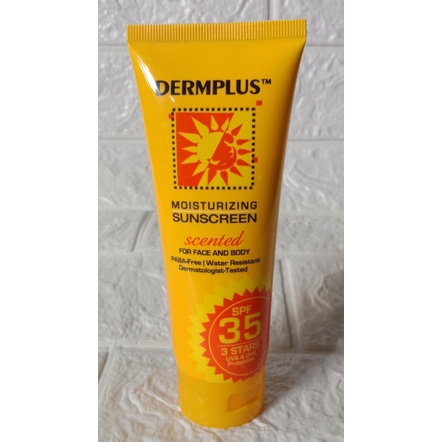 DermPlus Moisturizing Sunscreen Scented SPF 35 UVA & UVB Protection ...