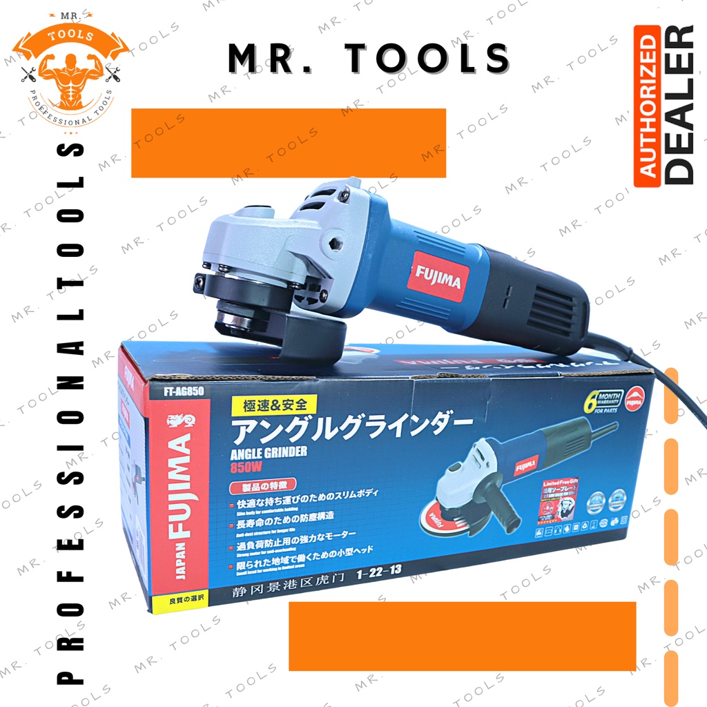 FUJIMA JAPAN 100MM ELECTRIC ANGLE GRINDER: 850W | Shopee Philippines