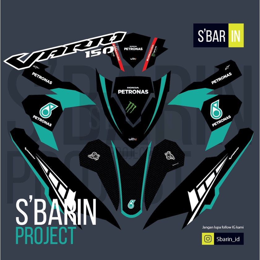 Honda Click 150fi Decal - MotoGP 2021 I Sbarin Project | Shopee Philippines