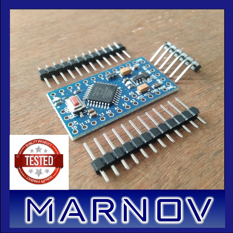 Pro Mini ATMEGA328 5V 16MHz Arduino Compatible ATMEGA 328P | Shopee ...