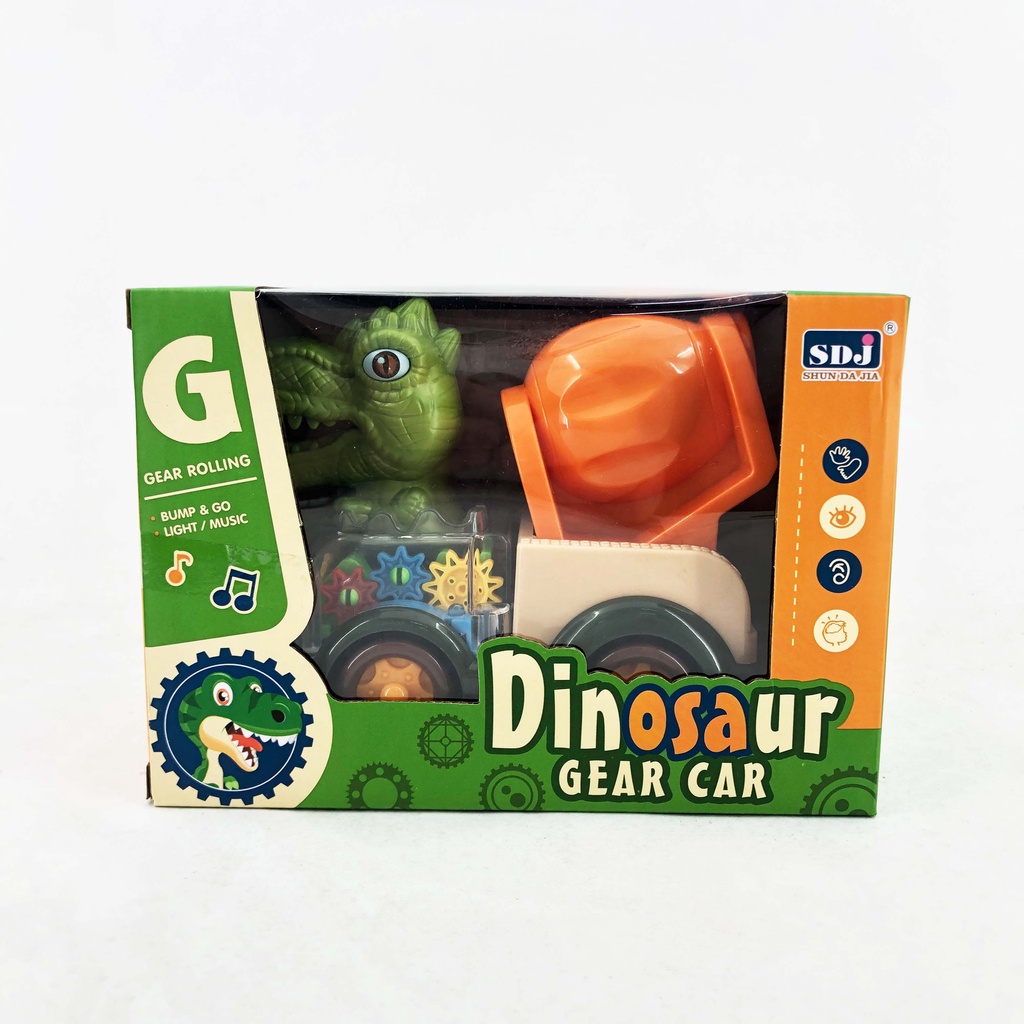 M8 Dinosaur Gear Car Gear rolling bump and go Great Quality | Shopee ...