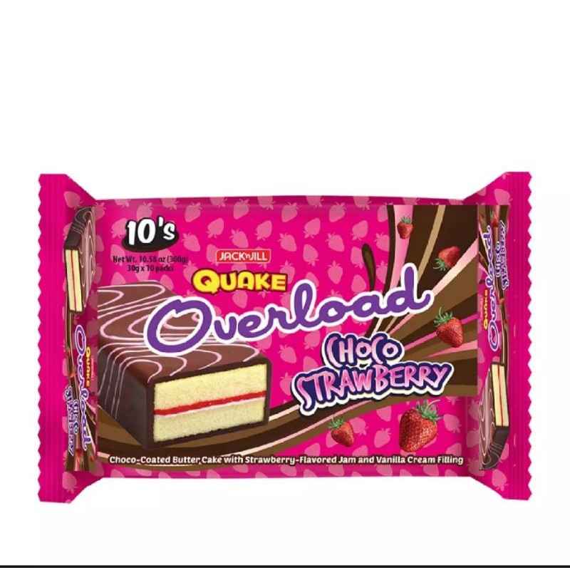 QUAKE OVERLOAD CHOCO STRAWBERRY | Shopee Philippines