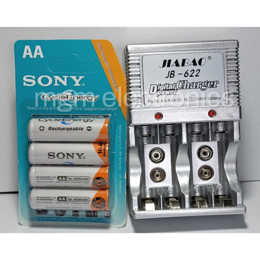 Rechargeable Battery AA, AAA, 9V, Universal Battery Charger MP-709, JB ...