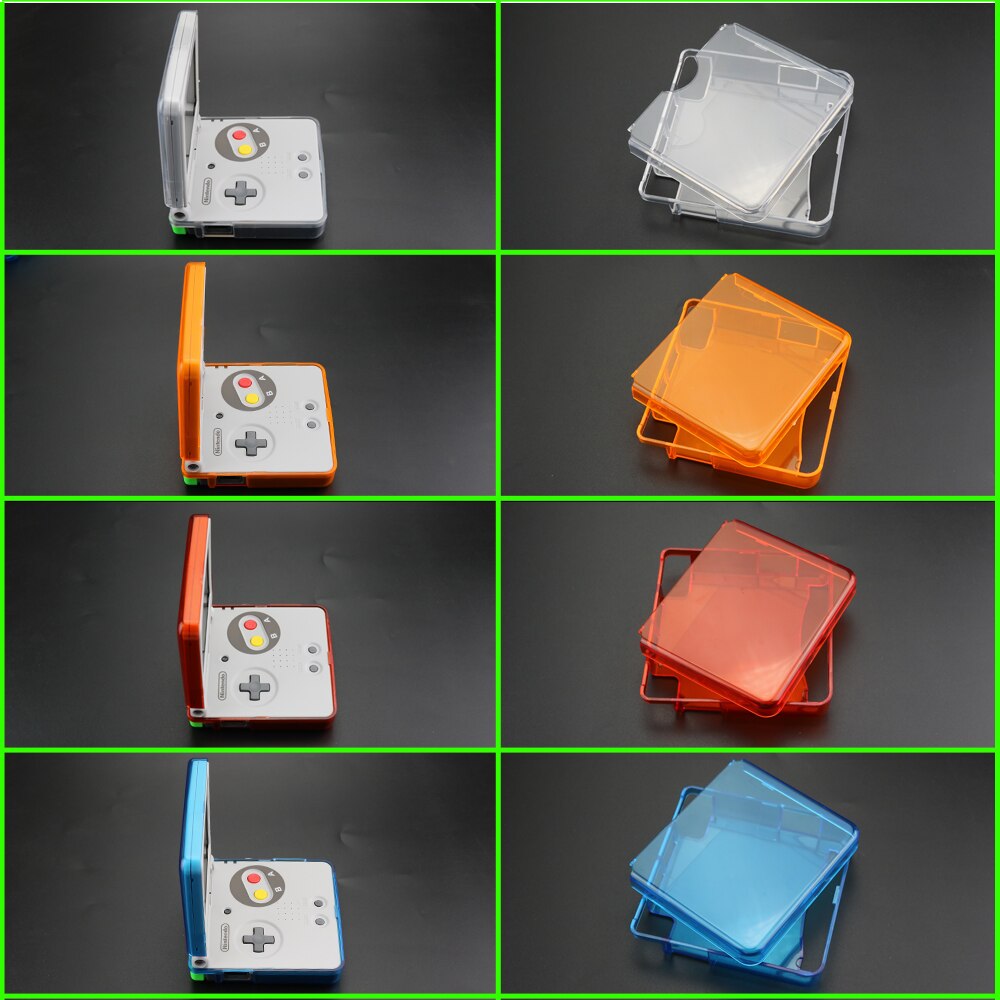 4 Color Plastic Hard Protective Shell Crystal Case Cover for Nintendo ...