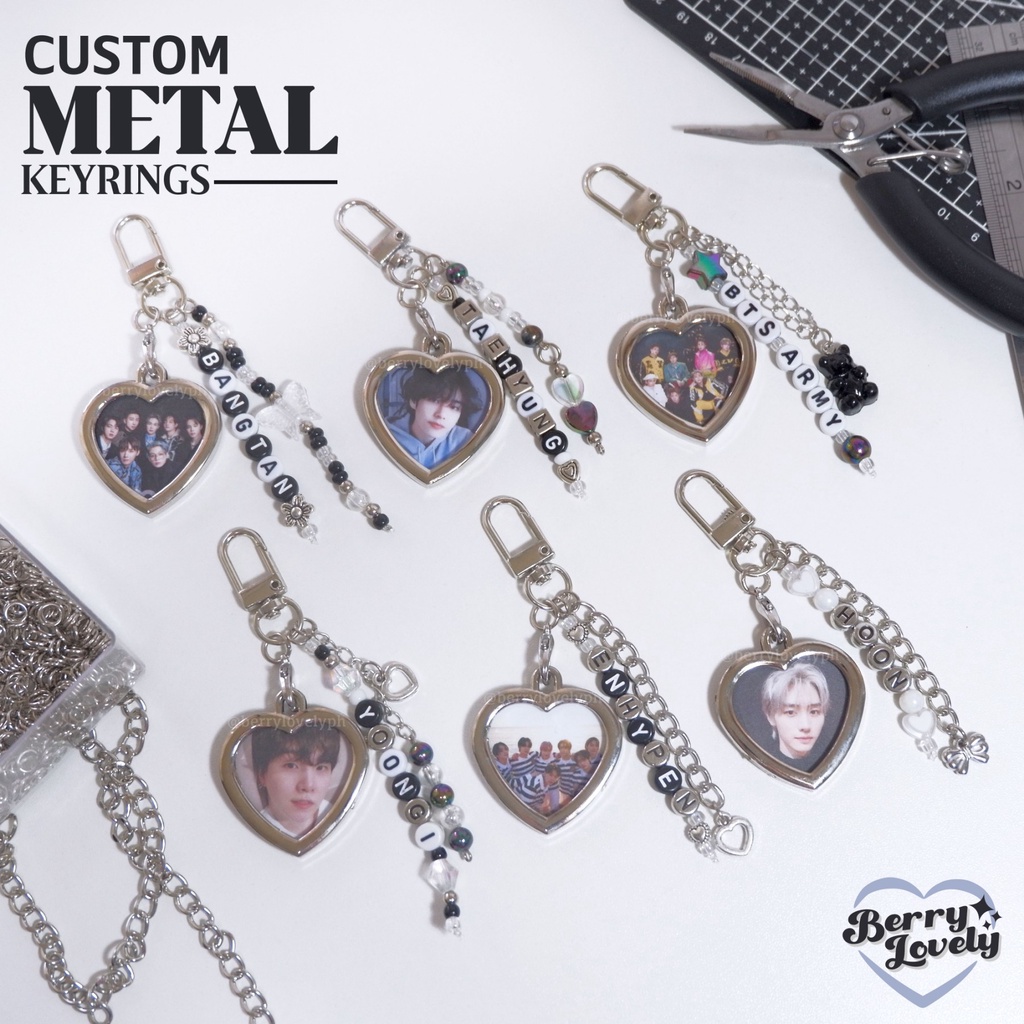 Custom Metal Keyrings [order today, shipout tomorrow] | Shopee Philippines