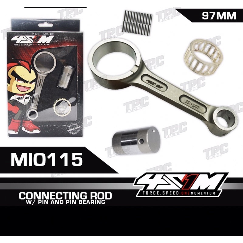 4S1M (FORCE SPEED ONE MOMENTUM) RACING CONNECTING ROD SET FOR MIO- 35 ...