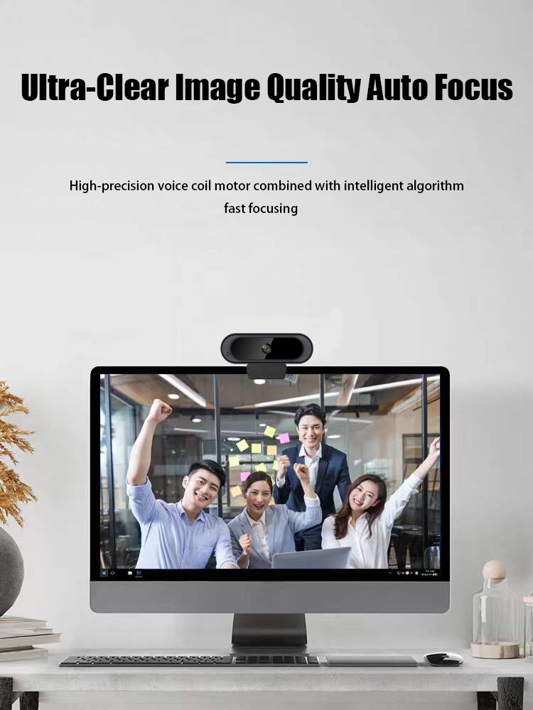 Ansen Webcam for Pc Laptop Online Class 720P Hd Usb Web Camera With Mic ...