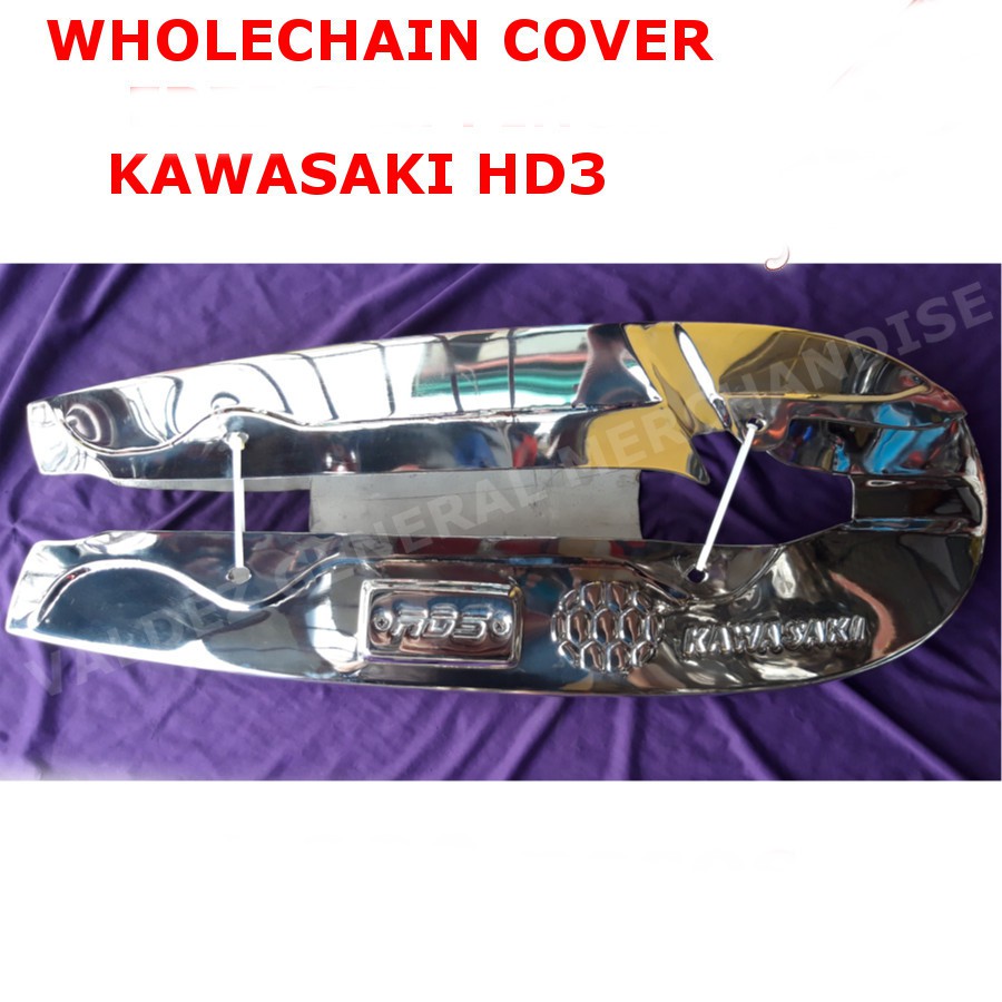 RDS Kawasaki HD3 ^ BRUTUS RDS Whole Chain Cover Stainless | Shopee ...