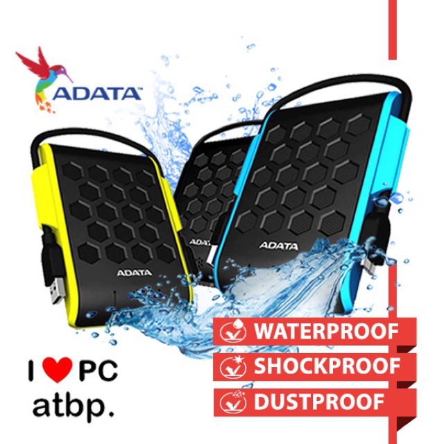 Adata 1TB Shock-Water-Dust Proof External Hard Drive (HD720) | Shopee Philippines