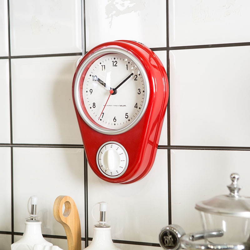 Kitchen Wall Clock Time Management Mini Timer Alarm Small Mute Timer ...