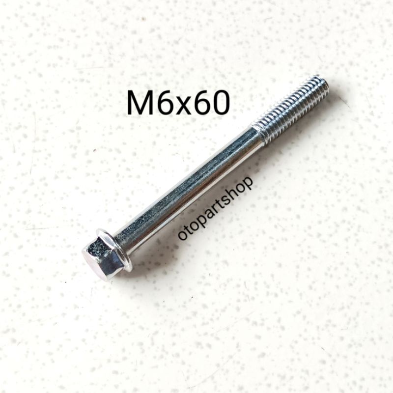 Flange Bolt M6X60 Key 8 | Shopee Philippines