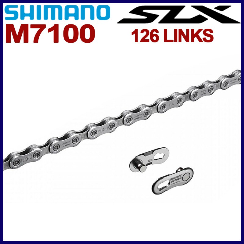 Shimano SLX M7100 Chain 12 Speed Mountain Bike 116 Link 124 Link Chain ...