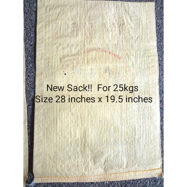 Sale! New Sack / Sako for 25kgs for rice etc... | Shopee Philippines