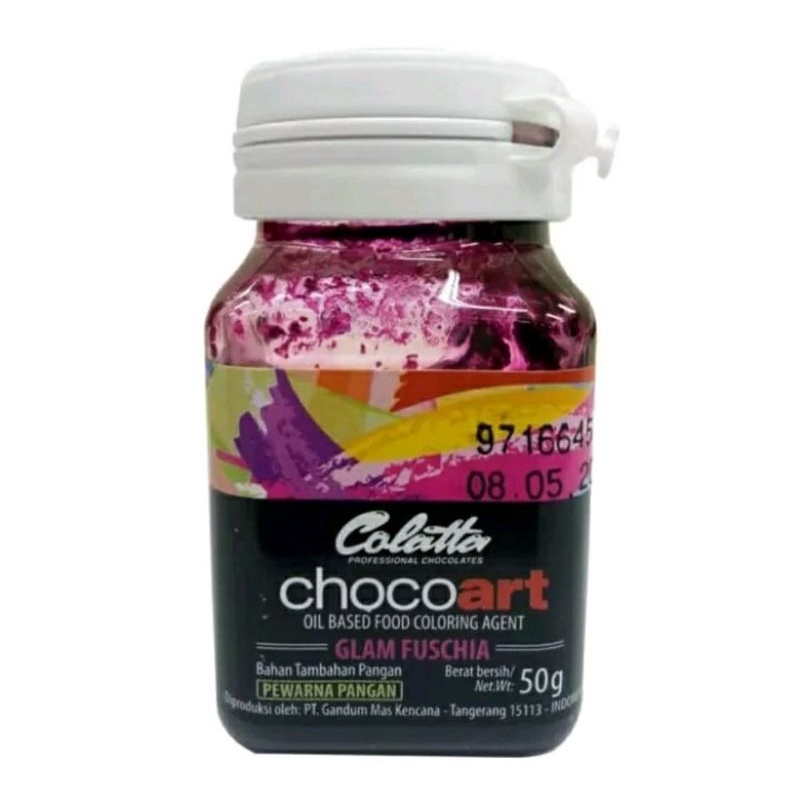 Colatta Chocoart Food Coloring Choco Art Glam Fuschia 50 gr | Shopee ...