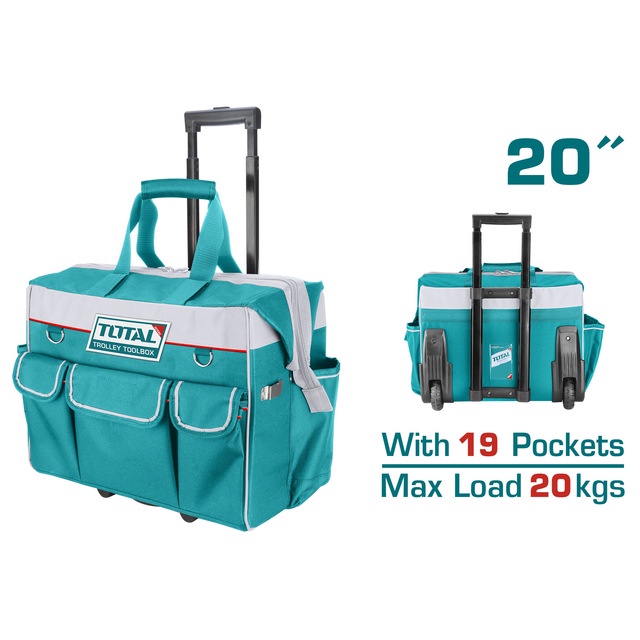 Total Tool Bag 20 Inch With Wheels Model Thrrtb2001 (Rolling Rigid Bag ...