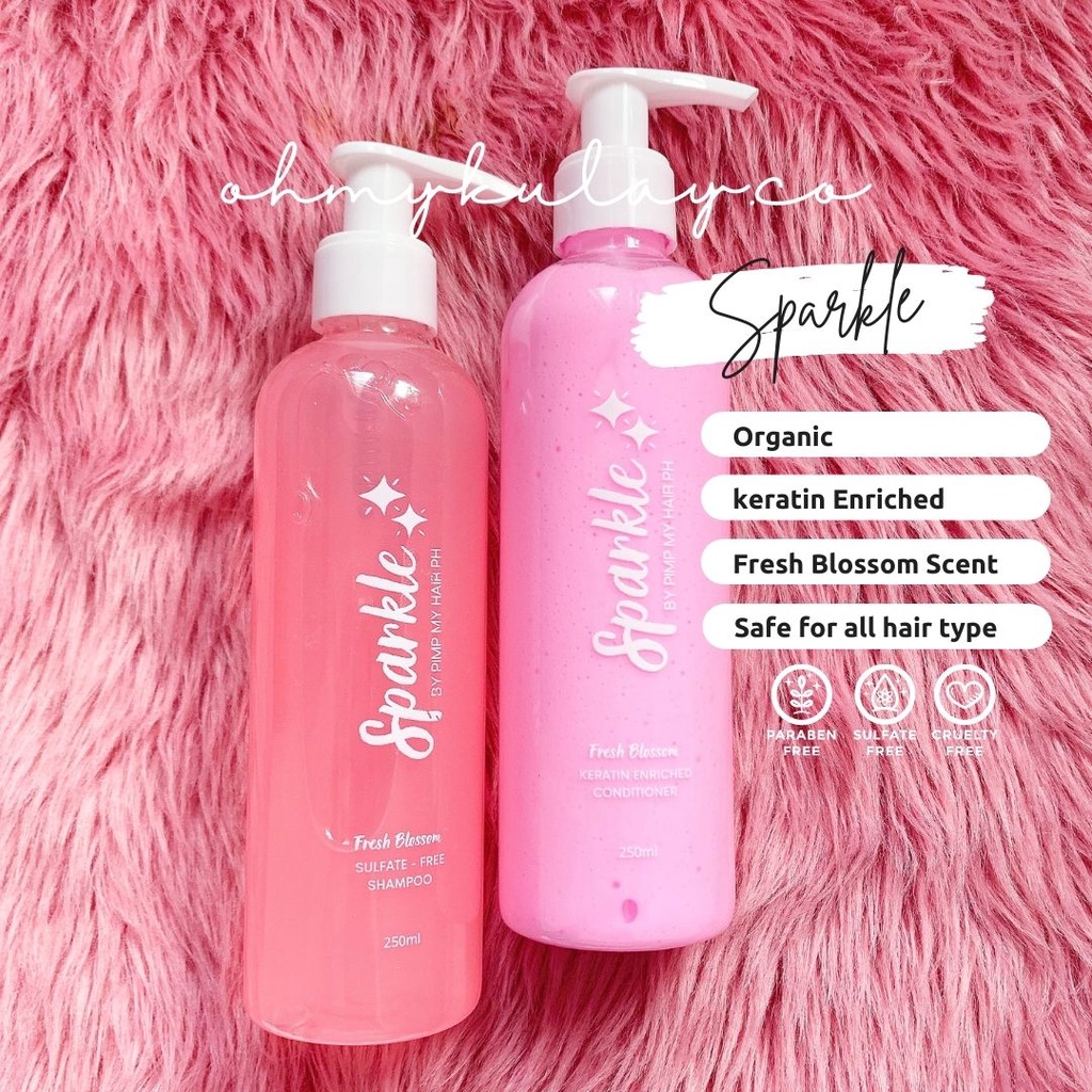 Sparkle - Shampoo & Conditioner 250ml | Sulfate free Organic & Natural ...
