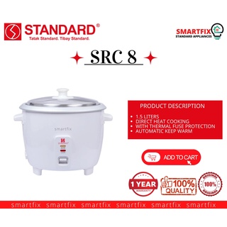 Standard Rice Cooker 1.5L SRC 8 for 8 cups with FREE rice ladle and ...