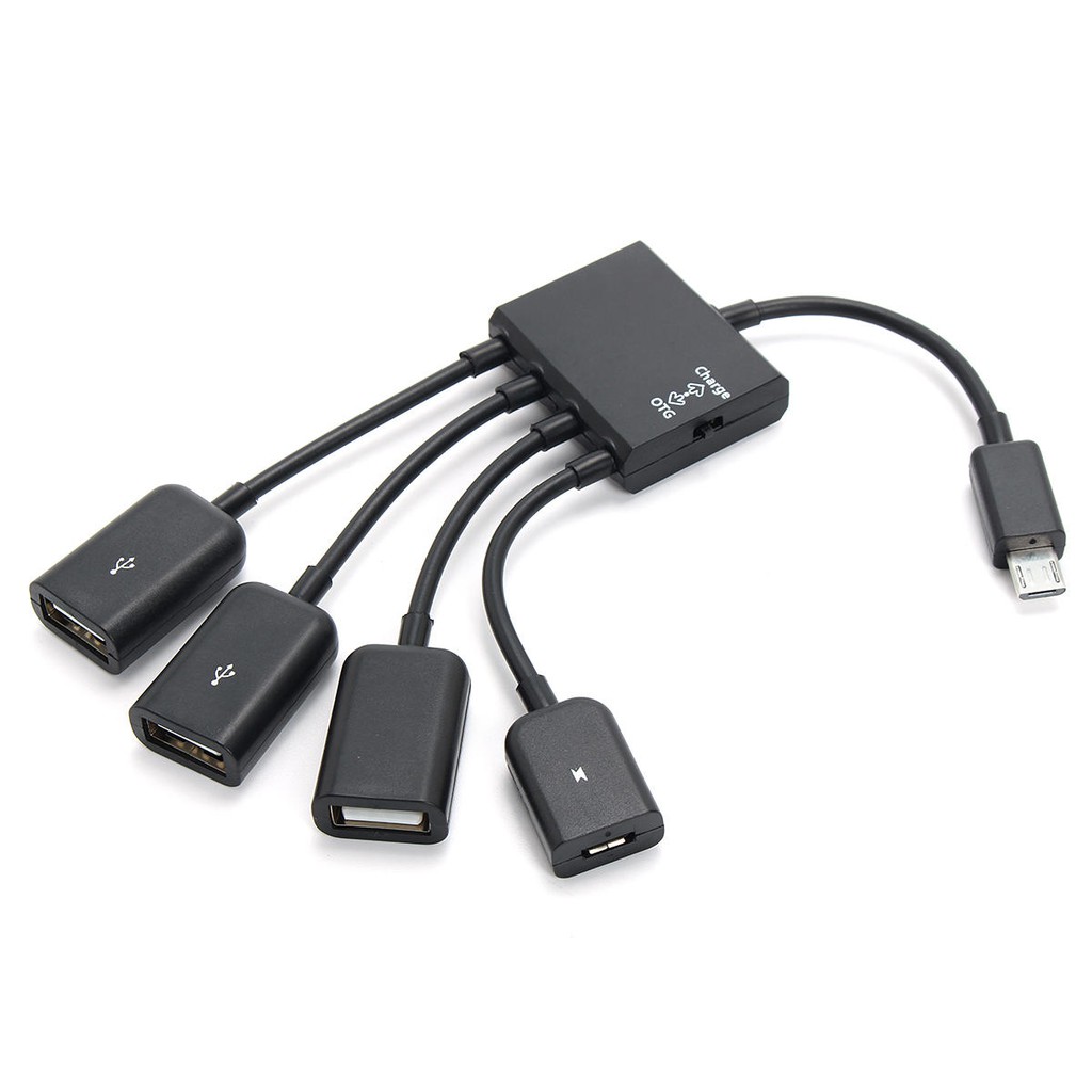 MICRO USB OTG CHARGE HUB 4 IN 1 | Shopee Philippines