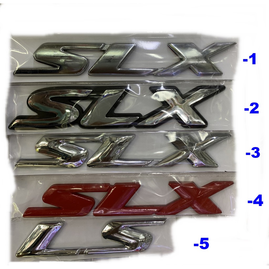 LS XLS ISUZU Pickup TRUCK DMAX LOGO CAR 3M Sticker CHROME Custom Red ...