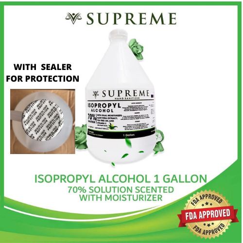 SUPREME ISOPROPYL ALCOHOL 3.2LITER (1 GALLON) with SEALER for ...