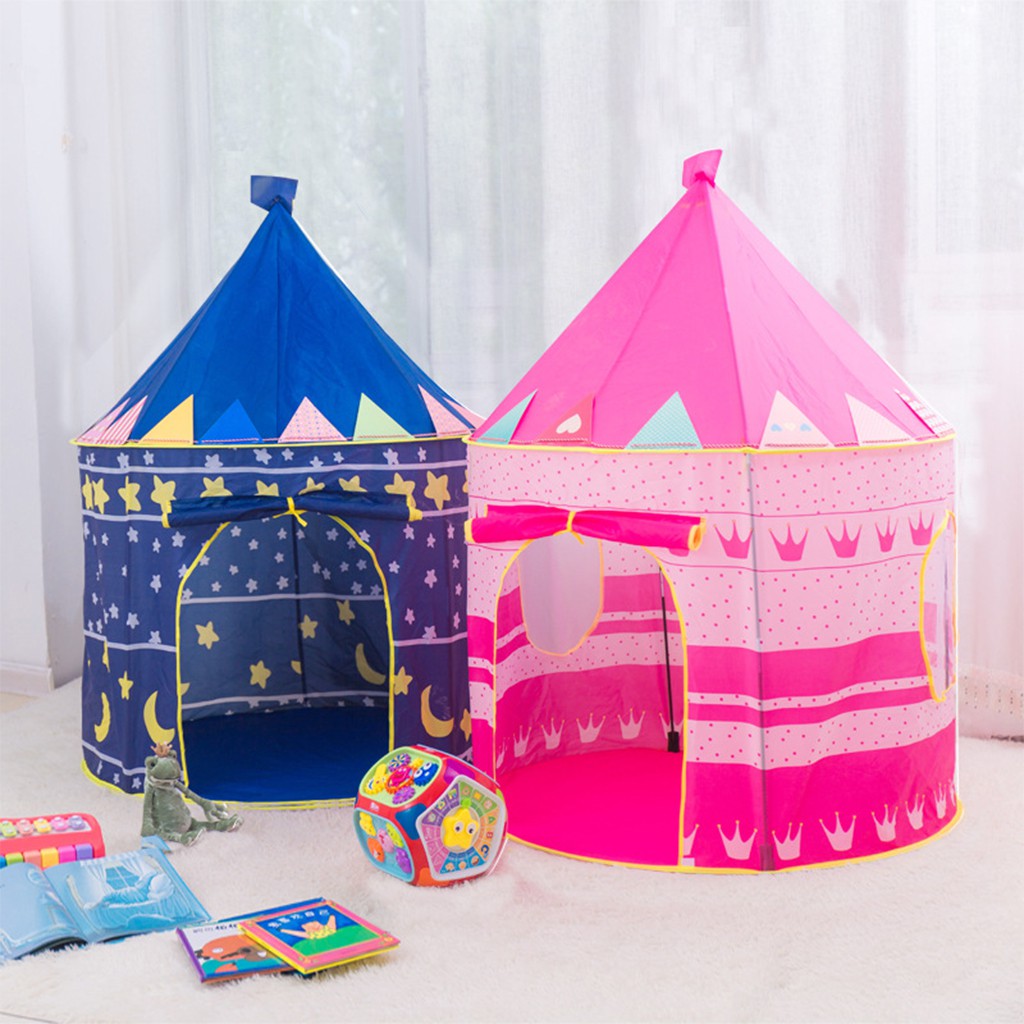 Princess Castle Tent Prince Children's Ball House Kids Ikea Mosquito ...