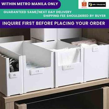 White Japanese Muji Multifunctional Storage Box Stackable Desktop ...