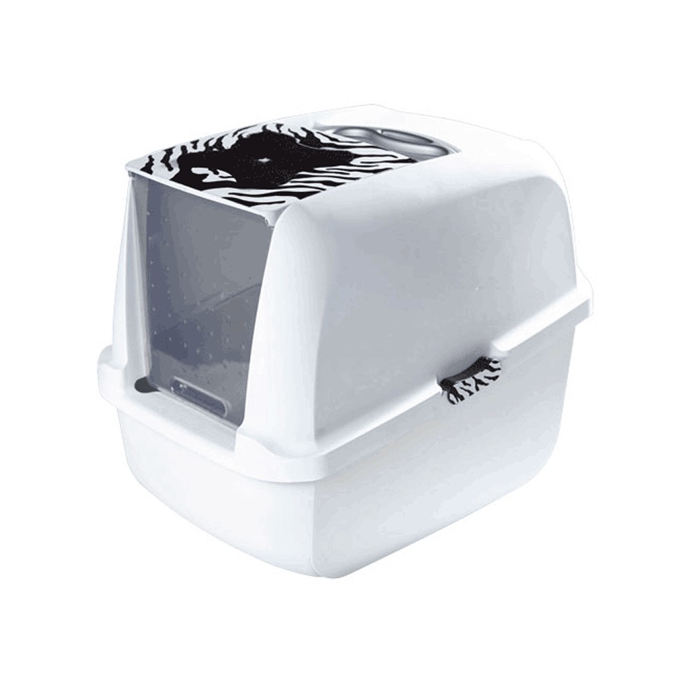 Catit Jumbo Cat Pan White Tiger Litter Box | Shopee Philippines