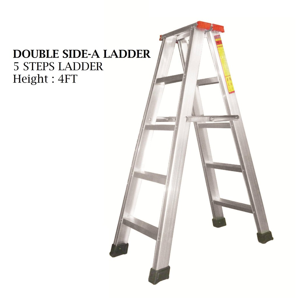 5 STEPS DOUBLE SIDE-A LADDER - XG-101A5 | Shopee Philippines