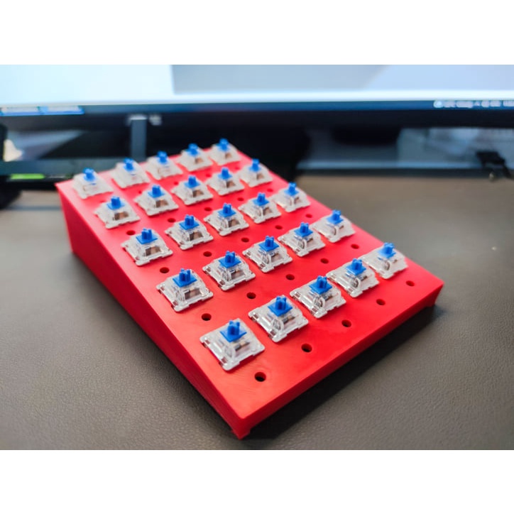3D Printed Mechanical Keyboard Switch Lubing Station (25 slots ...