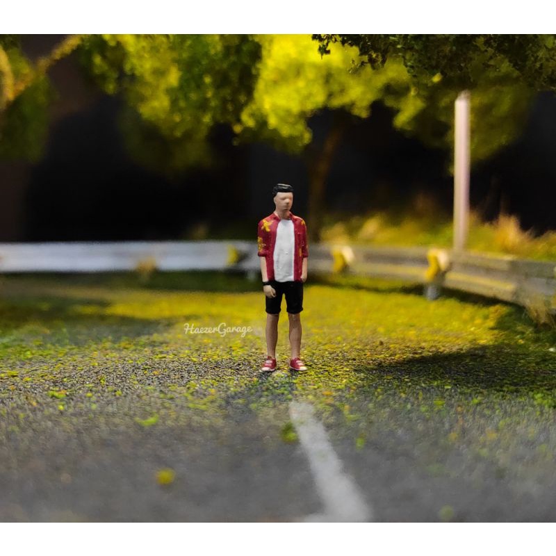 Miniature Mini Action Figure 1/64 Floral Clothes Tourist -h3d | Shopee ...