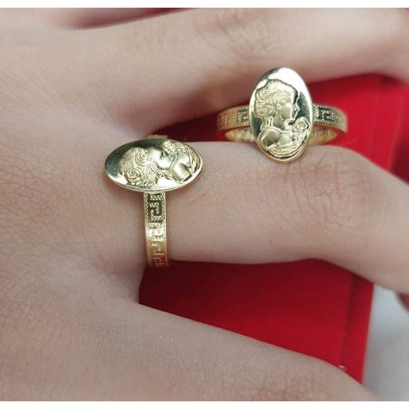 18K Saudi gold RINGS ️ PAWNABLE & COD 5.5 to 7 | Shopee Philippines