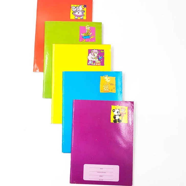 TOPLINE 80 Leaves Cartoon Neon Calypso 48gsm School Notebook | Shopee ...