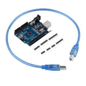 Atmega328p CH340G UNO R3 Board & USB Cable +7 Gilded Pin For Arduino ...