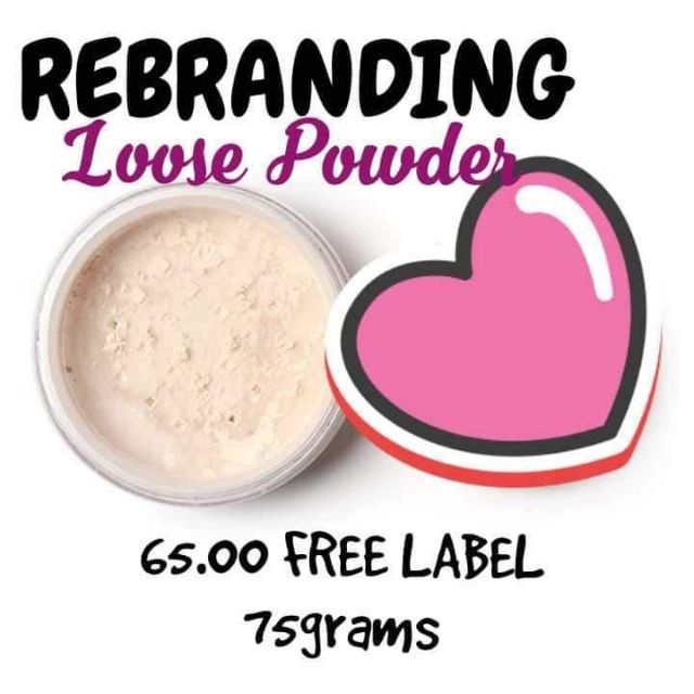 Loose Powder Free label Rebranding | Shopee Philippines