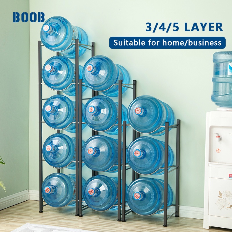 BOOB 3/4/5 Layer Mineral Water Dispenser Rack Stand Water Container ...