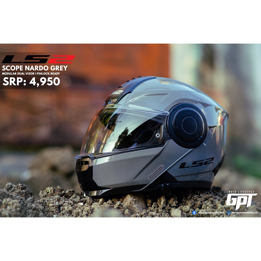 LS2 HELMETS SCOPE MONO COLOR (MODULAR) | Shopee Philippines