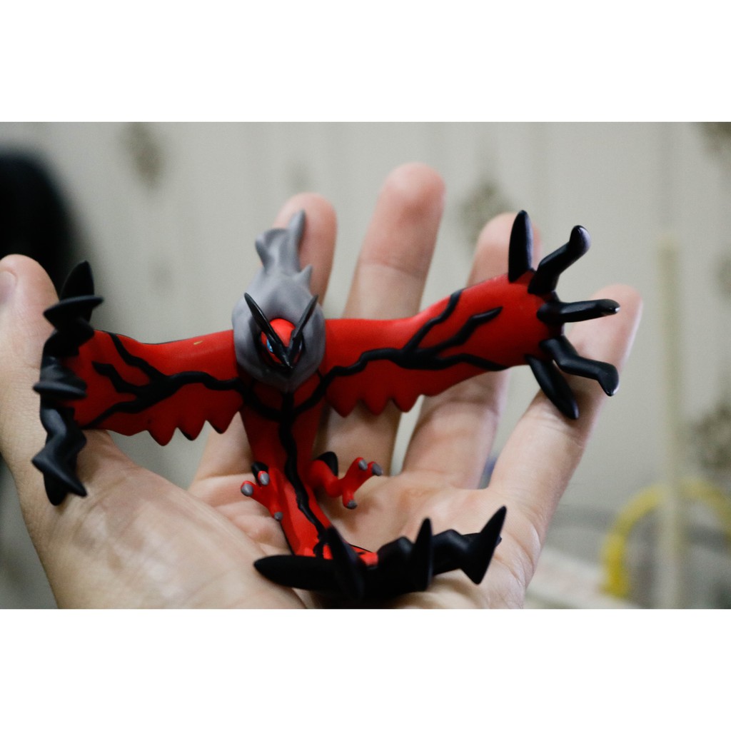Pokemon Model Yveltal Bandai form battle With clear base | Shopee ...