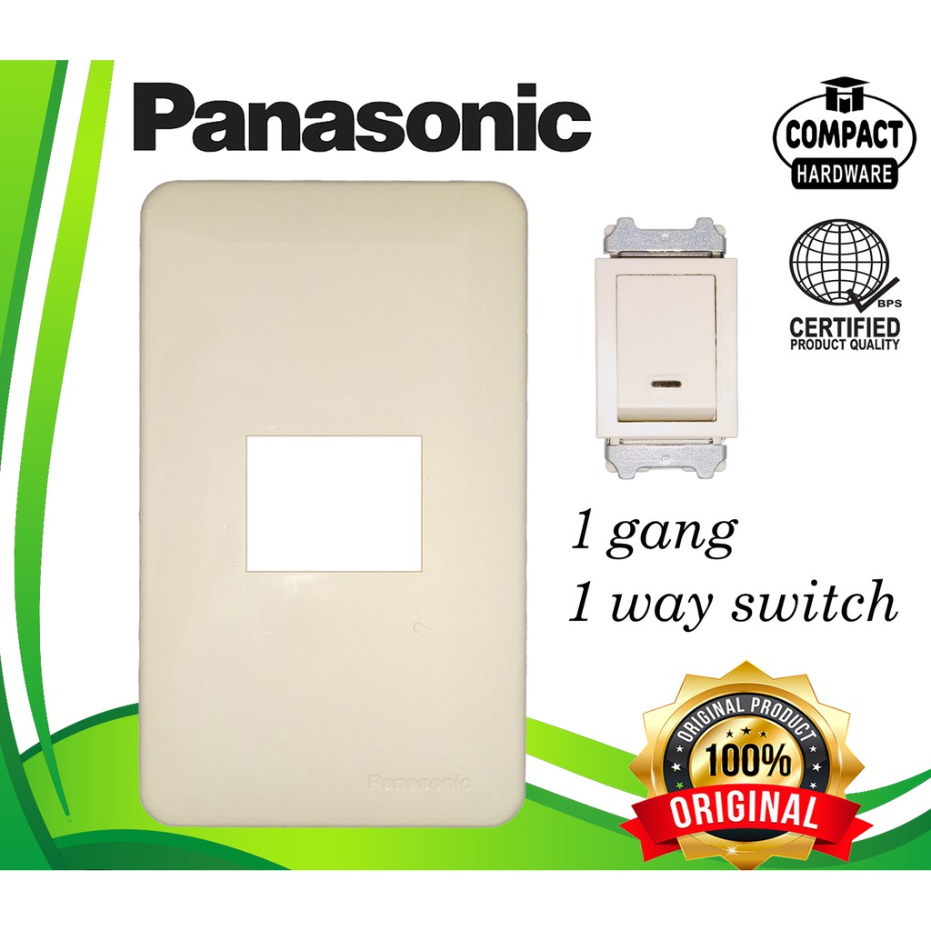 Panasonic 1 Gang 1 Way Switch Heavy Duty (Original) | Shopee Philippines