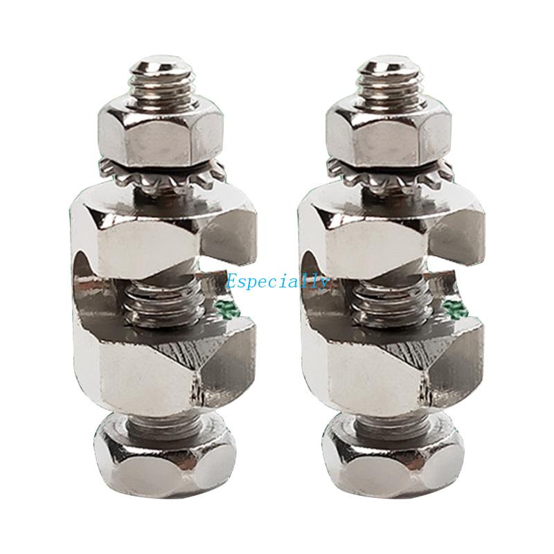 ESP 2 Pcs Solar Grounding Lug Solar Panel Fasteners Wire Clip for Solar ...