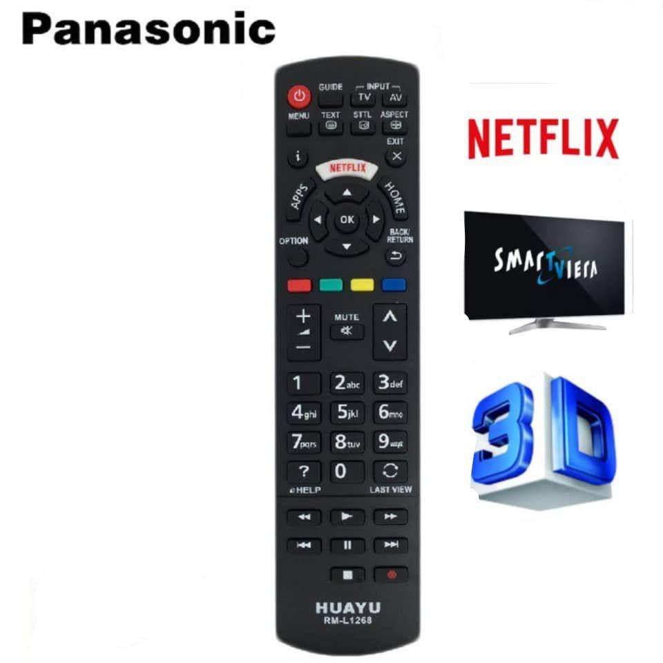 TV Remote Control Replacement Compatible for Majority of Panasonic LCD ...