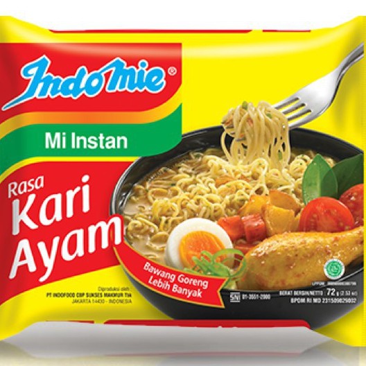 Indomie Curry Chicken Instant Noodles Spicy Ramen Spaghetti Pasta ...
