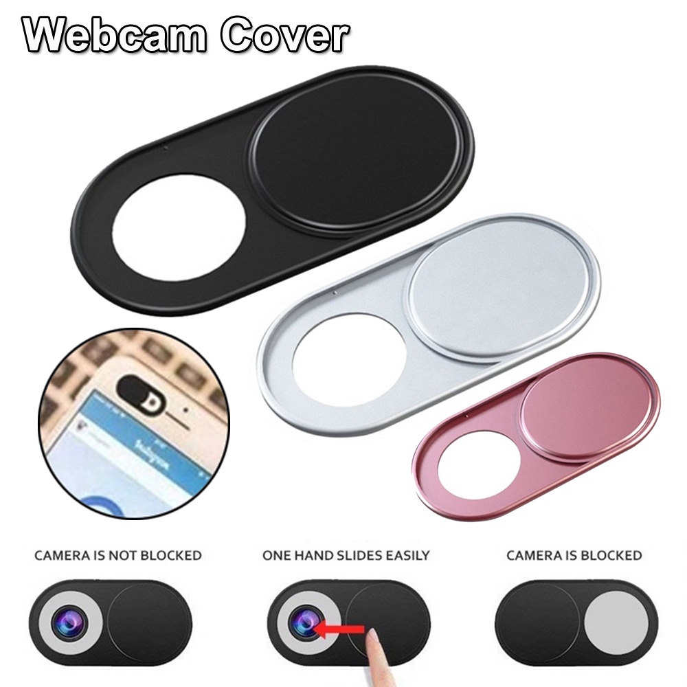Metal Webcam Cover Camera Magnet Slider Shutter Privacy Protect Sticker ...