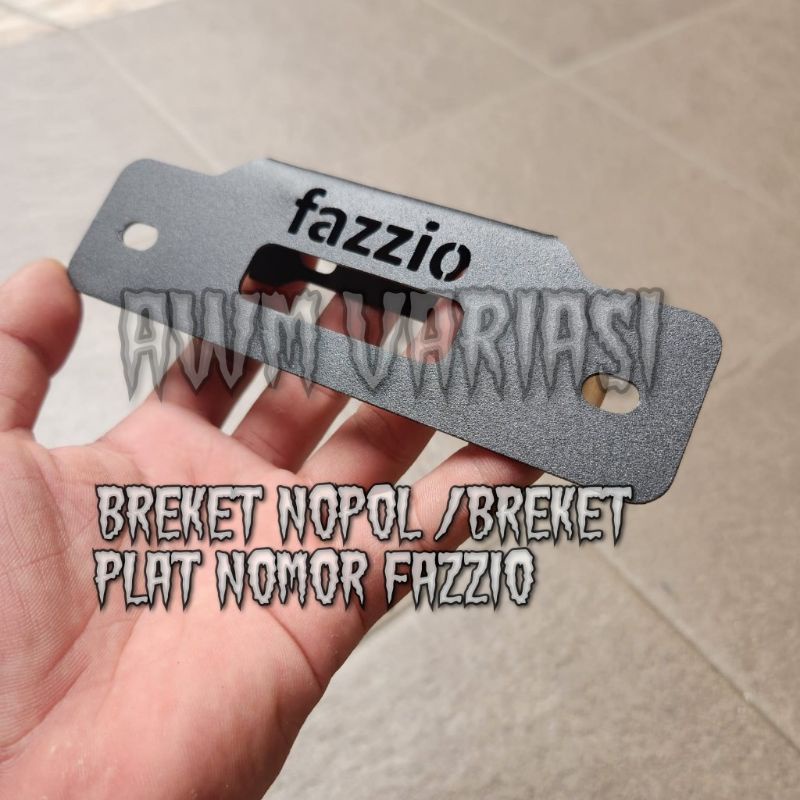 Fazzio Front License Plate BRACKET FAZZIO Plate Holder | Shopee Philippines